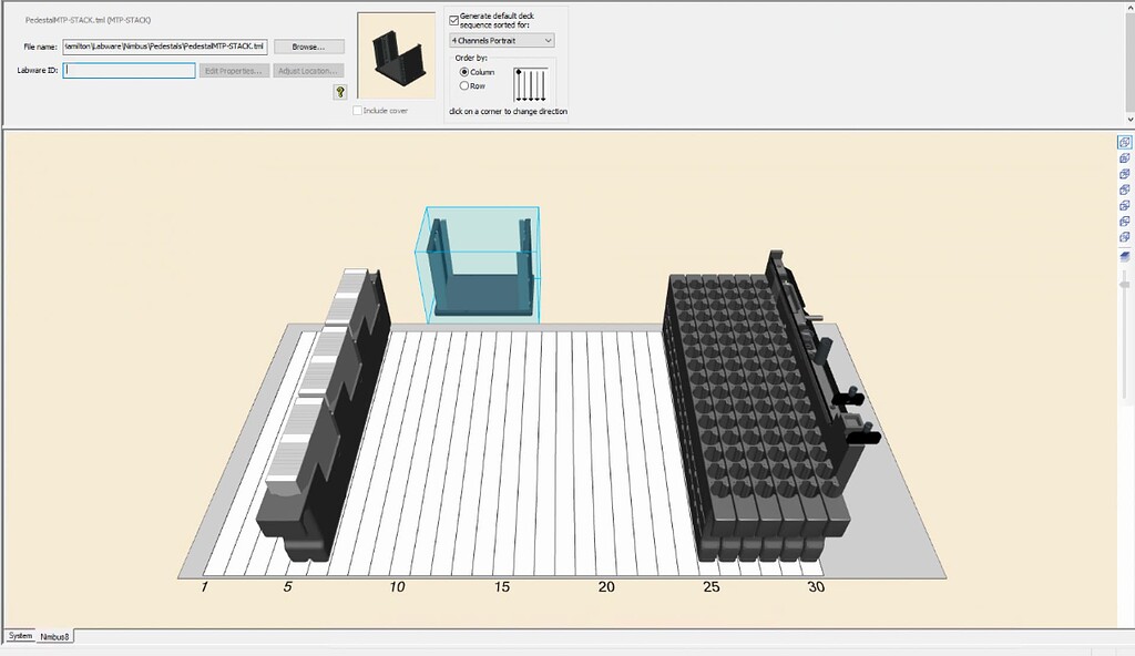 Nimbus HD Pedestal Base Carrier tml files - Hamilton (Venus) - Lab ...